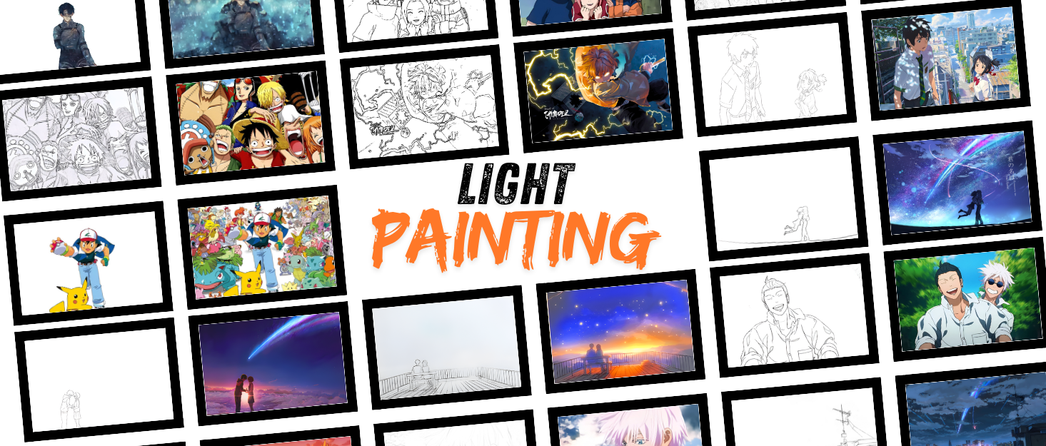 Amazing Light Painting Bingkai Glow